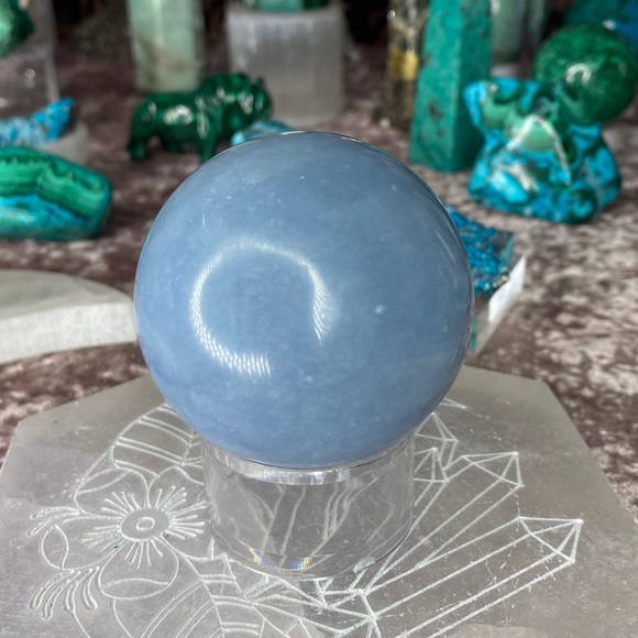 Accessories | Angelite Sphere | Poshmark